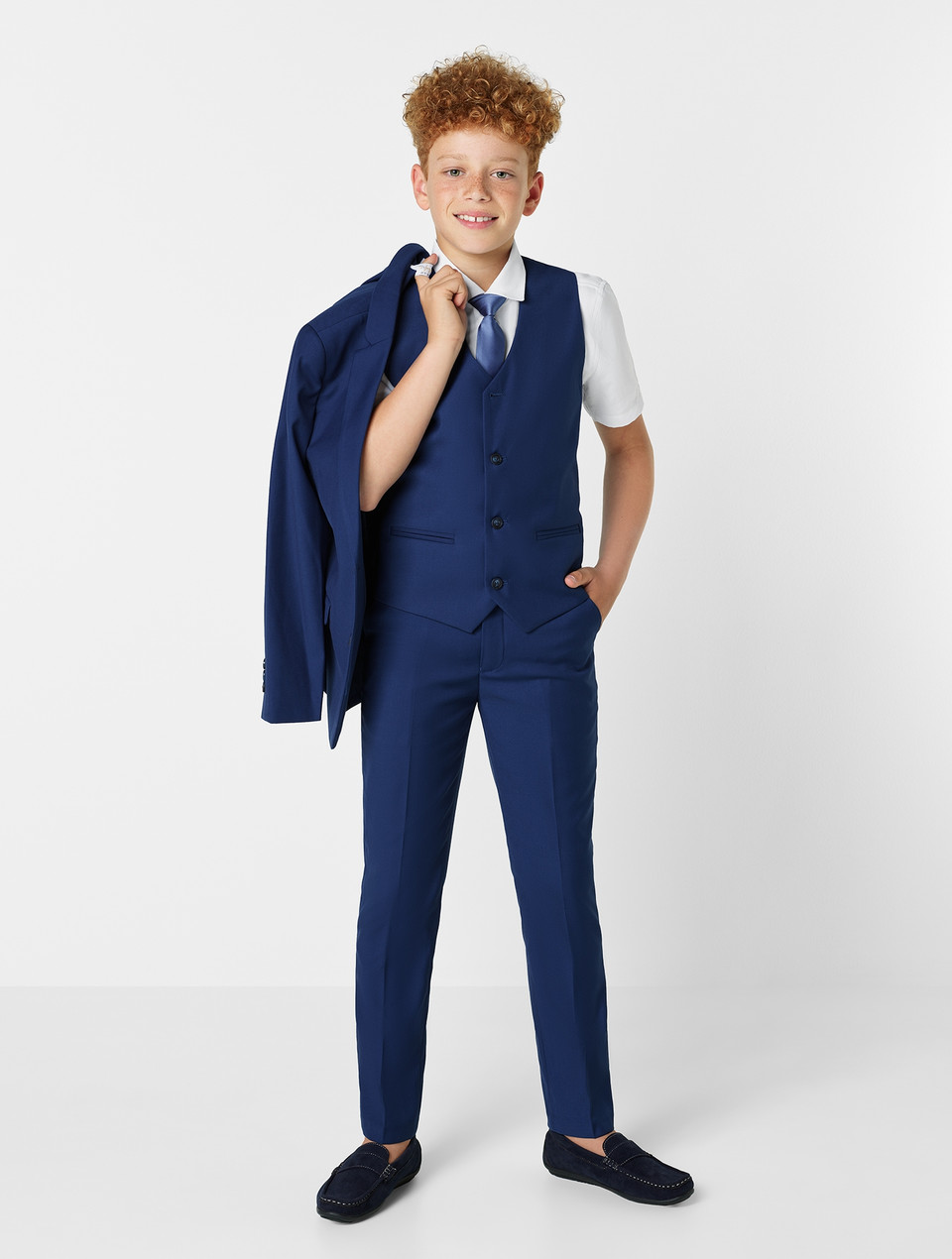Boys navy suit | Boys wedding suits | Boys blue page boy suit | Roco ...