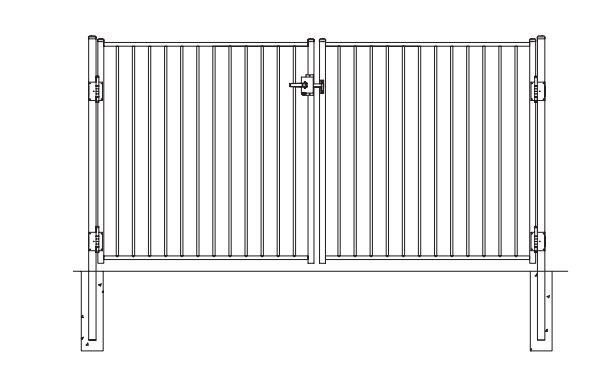 Liberty 000 Gates | County Line Fence