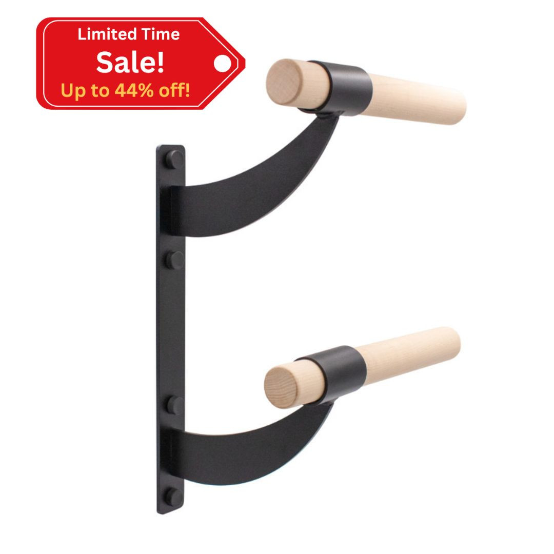 Odette Wall Mounted Double Ballet Barres | Dance Wall Brackets | Barre