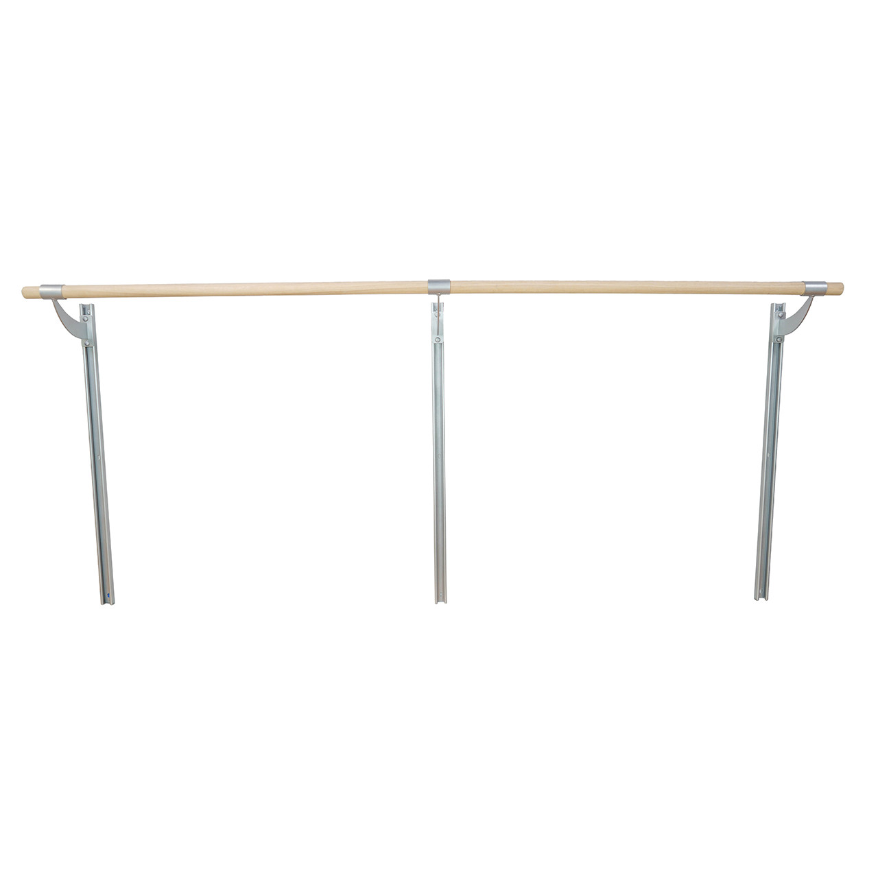Barre Ballet Single Fixed Height Wall Mount With 2 Jordan Ballet Barre
