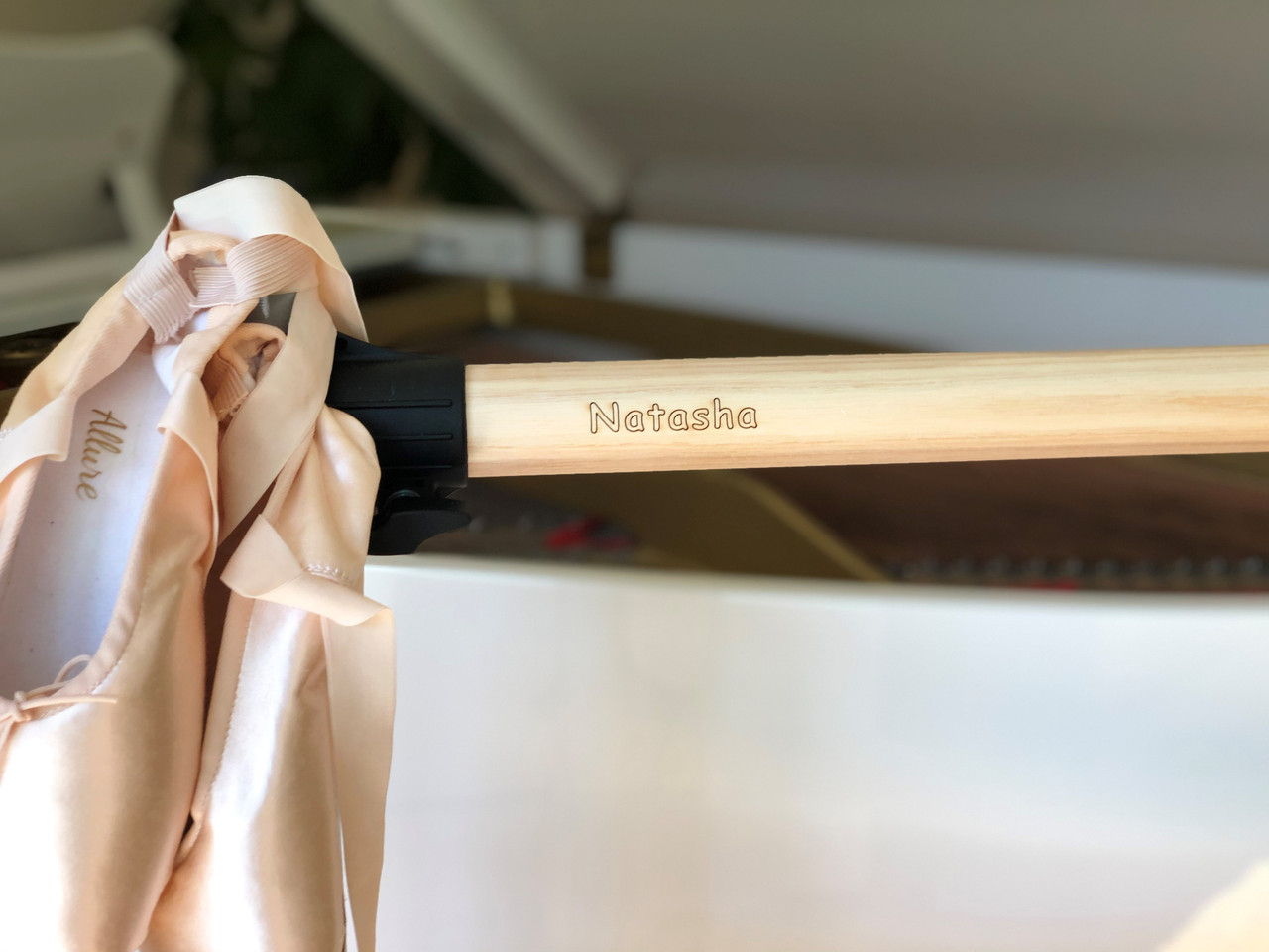 Prodigy Series: MAPLE Wood Double Bar Freestanding Ballet Barre