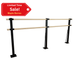 Flexor- Double Bar Floor Mount Fitness Barre System