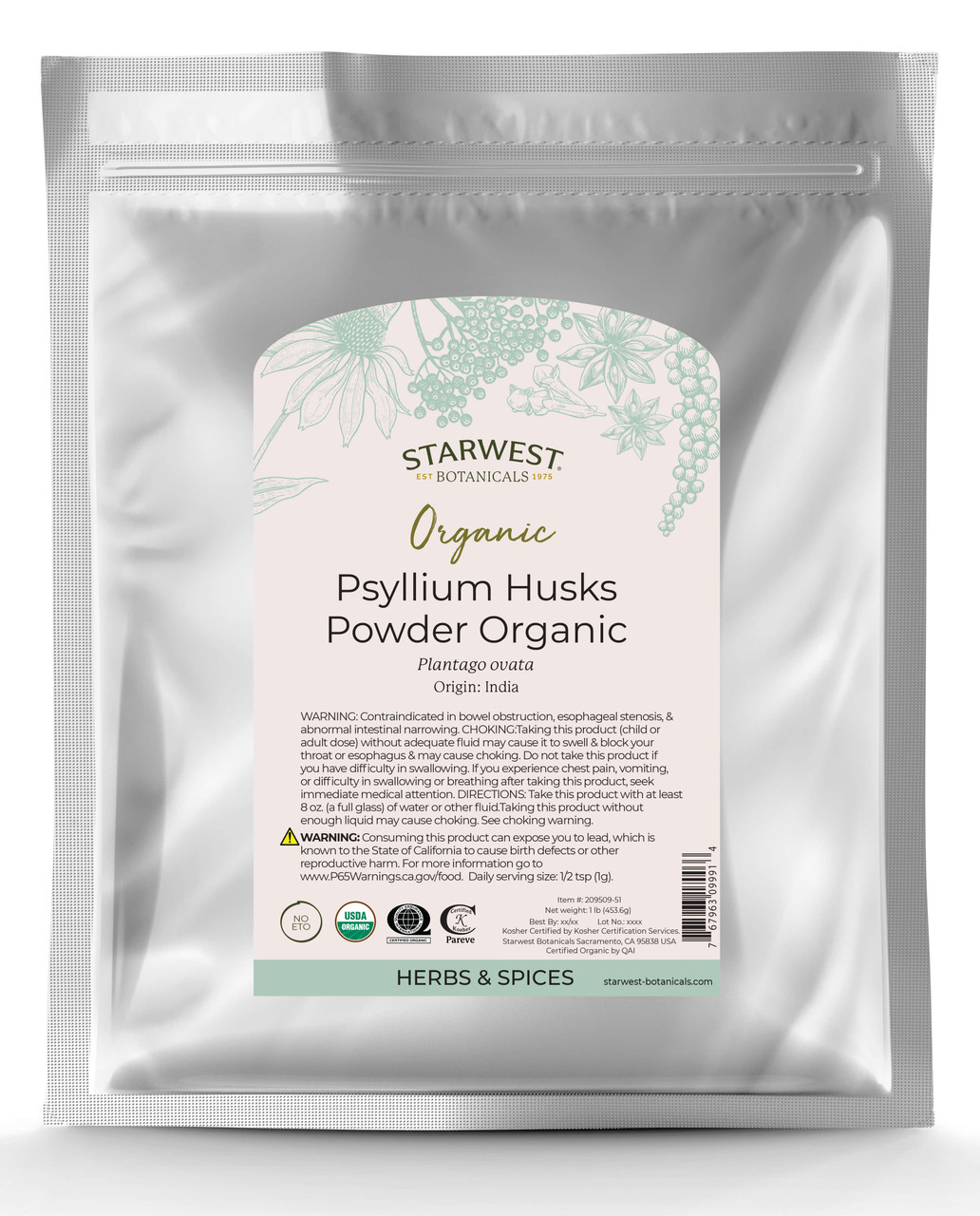 Psyllium Husks Powder Organic