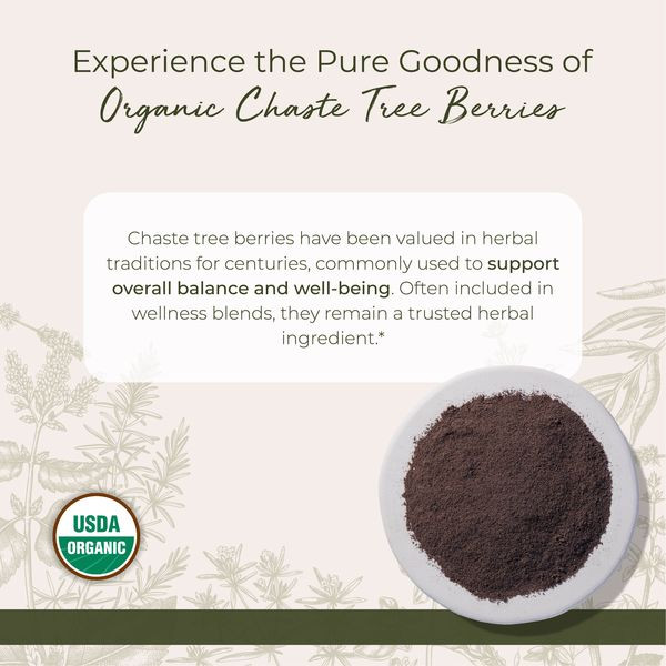 Chaste Tree Berries Powder Organic