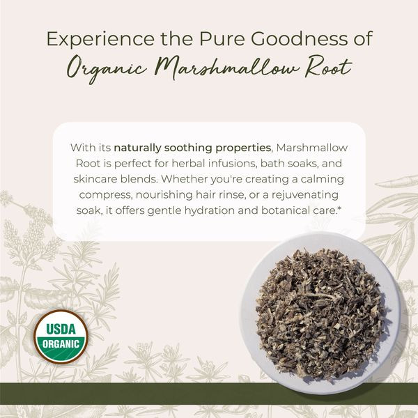 Marshmallow Root Cut and Sifted Organic | Starwest Botanicals