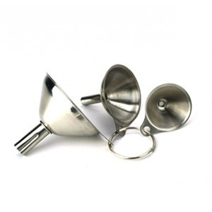 Funnels, Set of 3, Stainless Steel