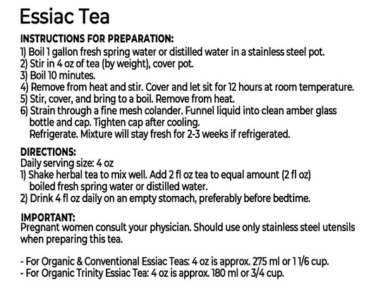 how to boil essiac tea