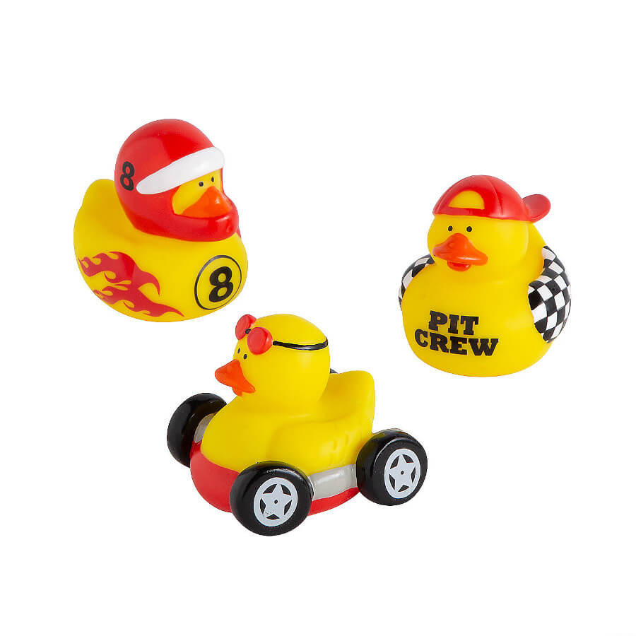 Racing Mini Rubber Ducks