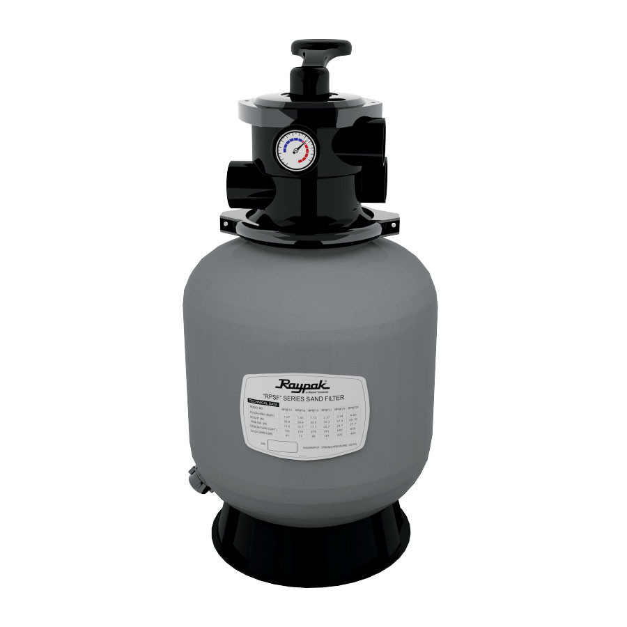 RayPak Above Ground Pool Sand Filter, 21 Inch