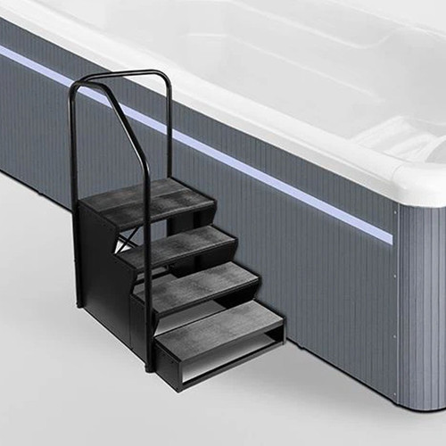 Swim Spa Step With Safety Rails