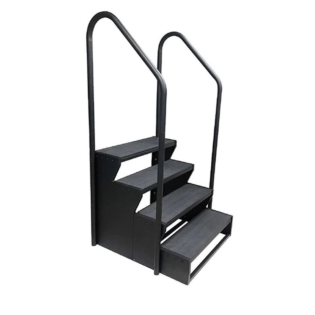 Premium 4 Tread Swim Spa Step With Rails