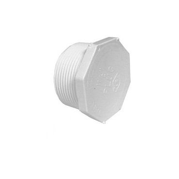 PVC Pipe Plug - 1" Male Pipe Thread