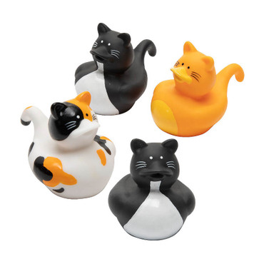 Cat Mini Rubber Duckies