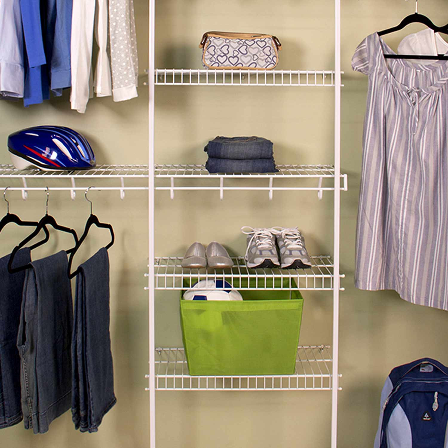 Universal End Caps for Ventilated Shelving - Organized Living
