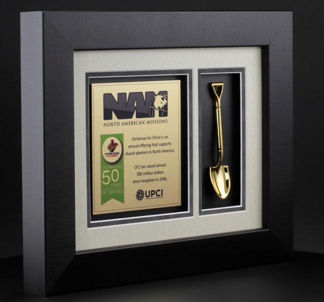 Ground Breaking Celebration Framed Award