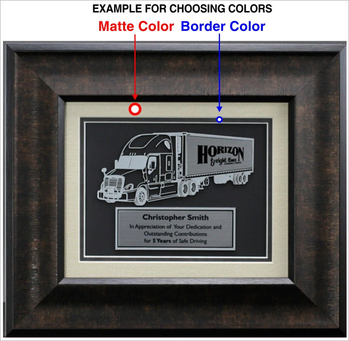 Truck Driver Achievement Plaque Award | 29FRT-2