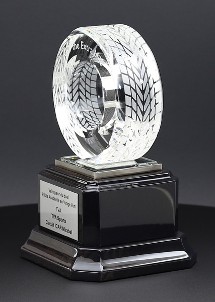 Extra Mile Crystal Tire Driver Award 29TRE