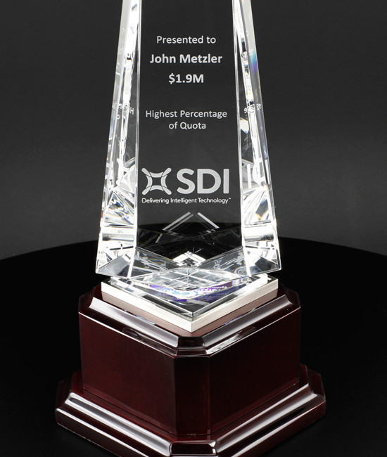 Crystal Top Performer Trophy Award | ASAP Awards
