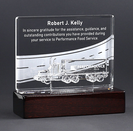 Truck driver Service Award Engraved 29HR | Asap Awards