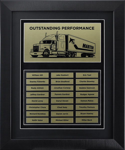 Perpetual Truck Driver of the Month Plaque FR61P24 | Asap Awards