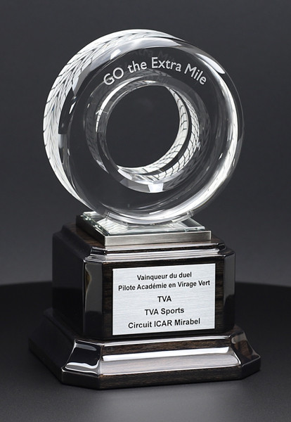 Extra Mile Crystal Tire Driver Award 29TRE