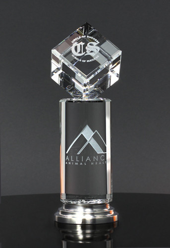 Crystal Glass Diamond Trophy Award | ASAP Awards