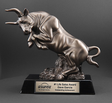 Ultimate Bull Trophy Award MC14EC | Bronze Bull Trophies