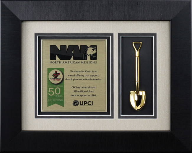 Ground Breaking Celebration Framed Award