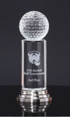Product Spotlight: Crystal Golf Cylinder Award - ASAP Awards