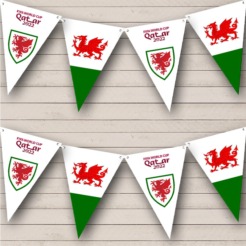 Flag Of Wales Welsh Football World Cup personalized Any Text Banner ...