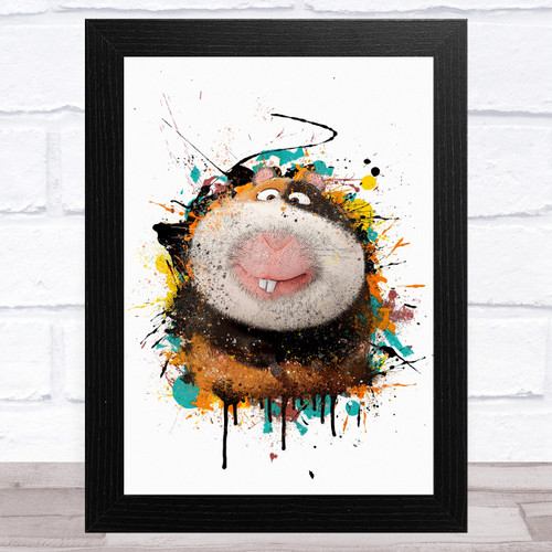 The Secret Life Of Pets Norman Splat Children's Kid's Wall Art Print ...