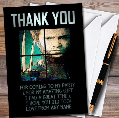 Logan The Wolverine Vintage Children's Birthday Party Thank You Cards ...