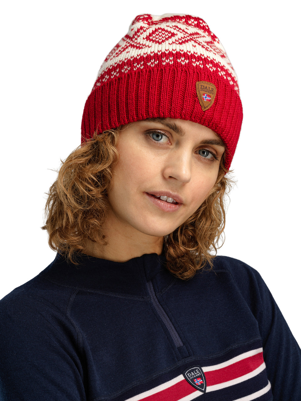 Dale of Norway - Cortina 1956 Hat: Raspberry/Off White, 42261-B | The ...