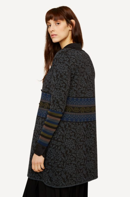 Oleana - Silk Road Cardigan: Black, 168-O | The Nordic Shop