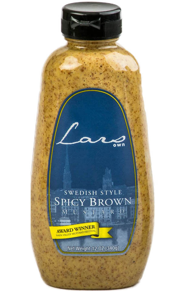 Lars' Own Spicy Brown Mustard | The Nordic Shop