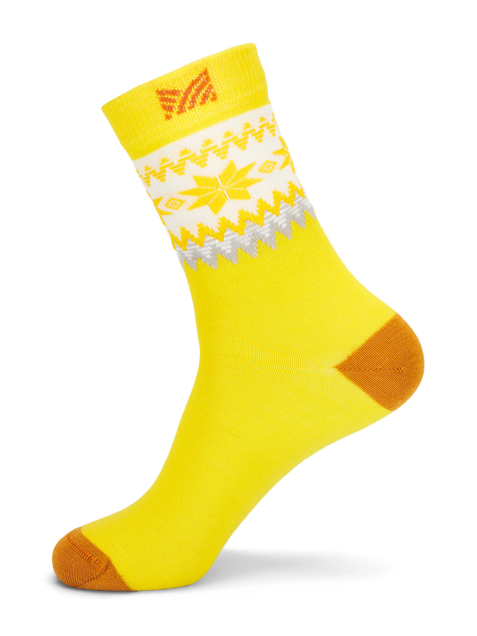 Dale of Norway - Myking Crew Socks: Yellow/Mustard/Off White, 50191-O01 ...