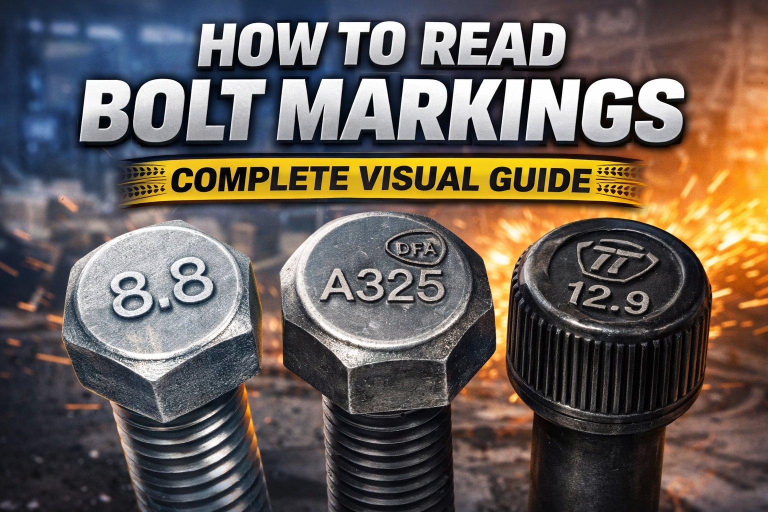 How to Read Bolt Markings | Bolt Head Identification Guide - KonnectDirect