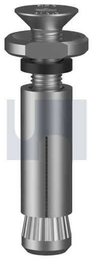 HDG 8.8 HBS-BOLT CSK:M16 X 100