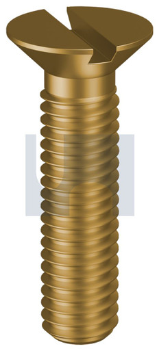 BRASS CSK SL: M6 X 30