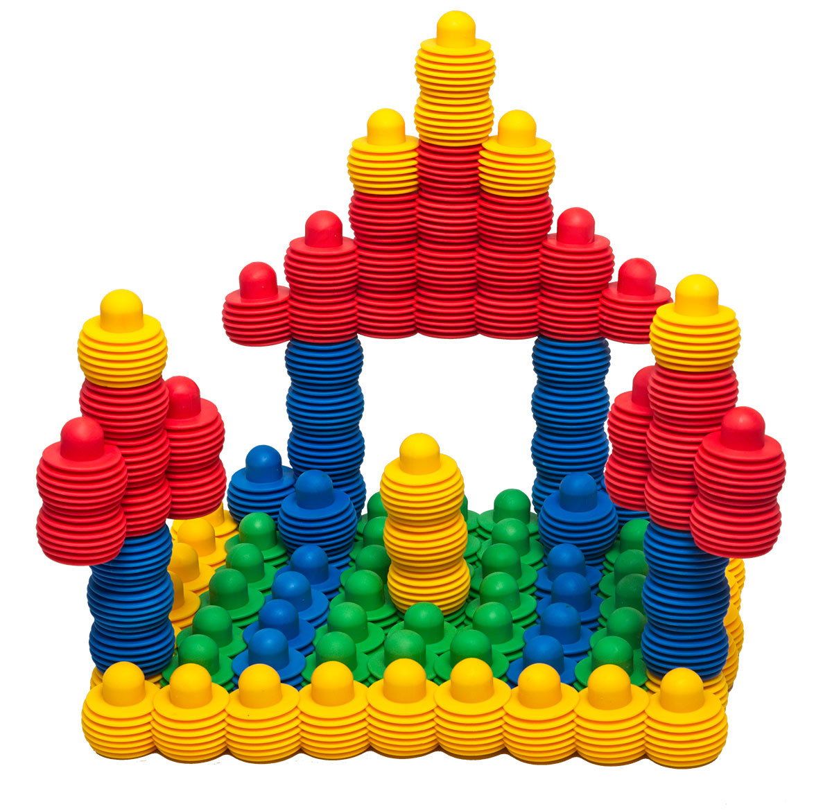 Construction Soft Touch Shape Connectors 120 Piece Set - Talking Turtle ...