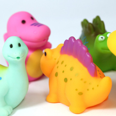6pc Dinosaur Water & Bath Toys | Talking Turtle AU
