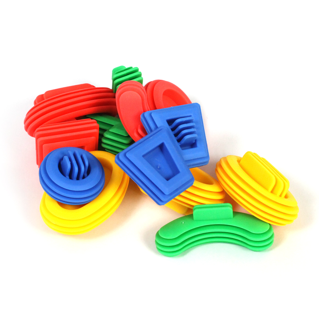 Construction Soft Touch Shape Connectors 160 Piece Set - Talking Turtle ...