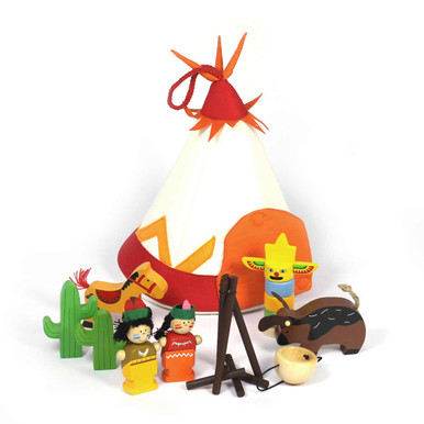 Small World Native Indian Playset | Talking Turtle AU