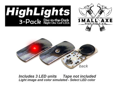Disc Golf Nite Light - 3 Pack -- Asst. Colors - Disc Golf Store