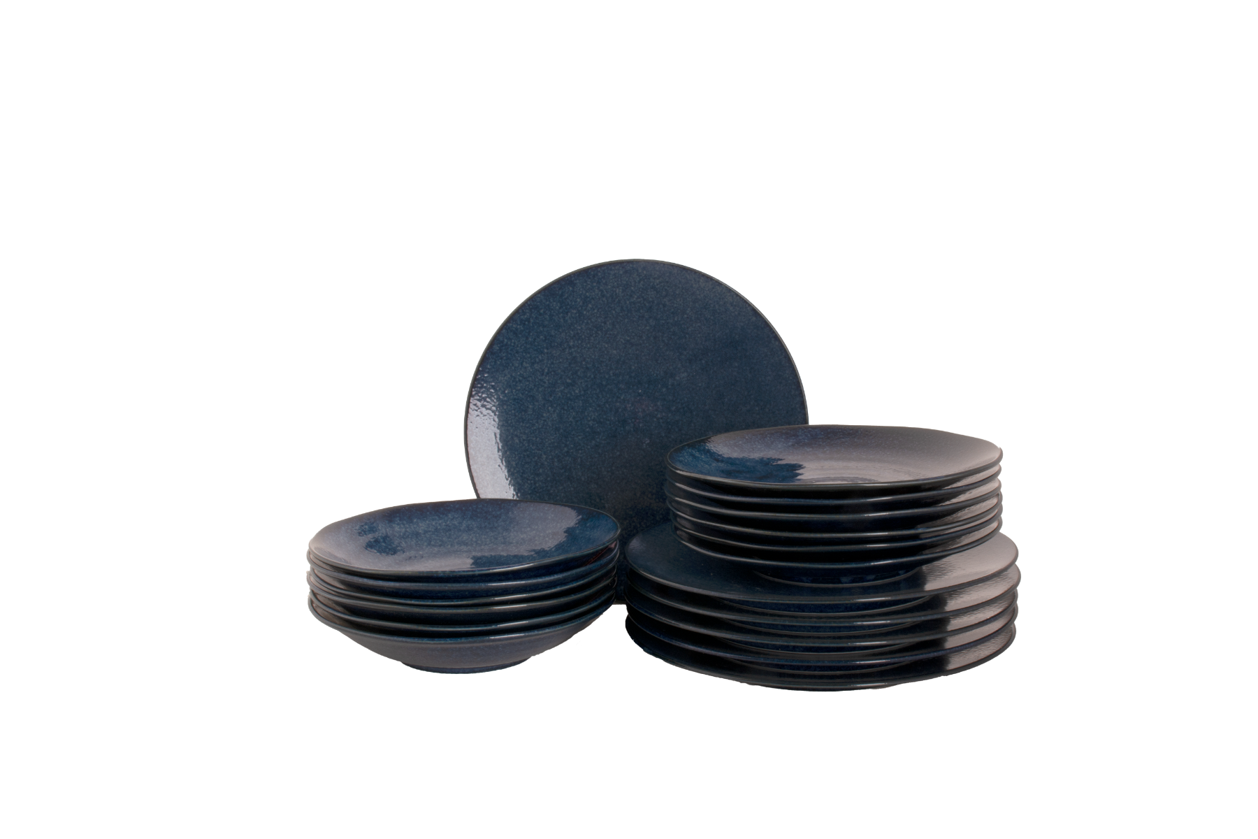 Palmer Plate Set Kiryu Porcelain 6-Person 18-Piece Blue - James Cooke