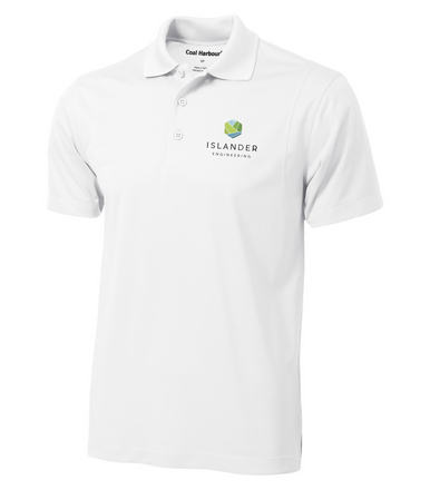Islander Engineering - Polo Shirts - Adult - Embroidered - White - Hometown