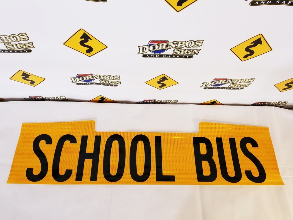 3M High Intensity Prismatic Reflective School Bus Decals from Dornbos ...