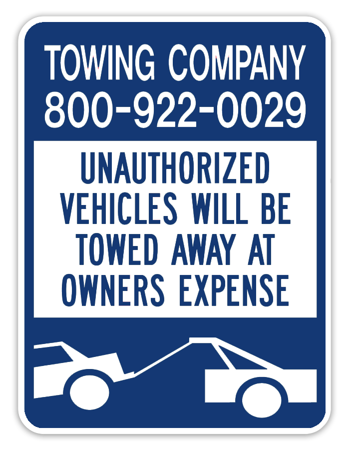 Towing Signs for Sale | Tow Away Zone Signs