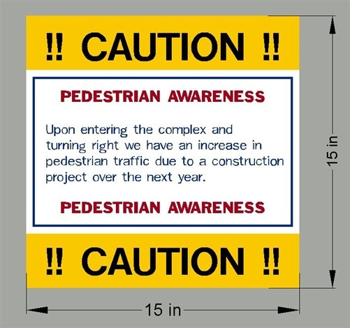 Caution Decals | Decal Signs | Dornbos Sign and Safety