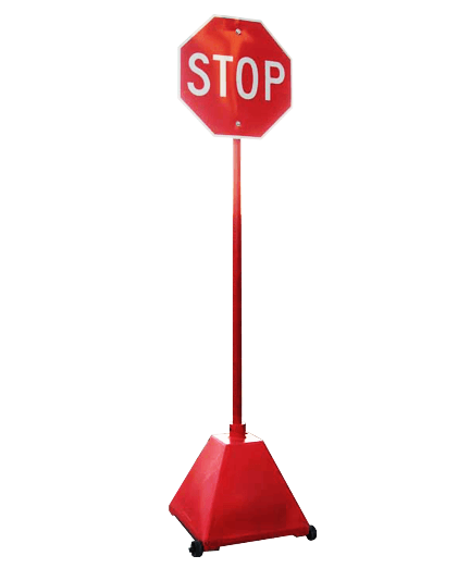 Pyramid Sign Base from Dornbos Sign & Safety Inc.